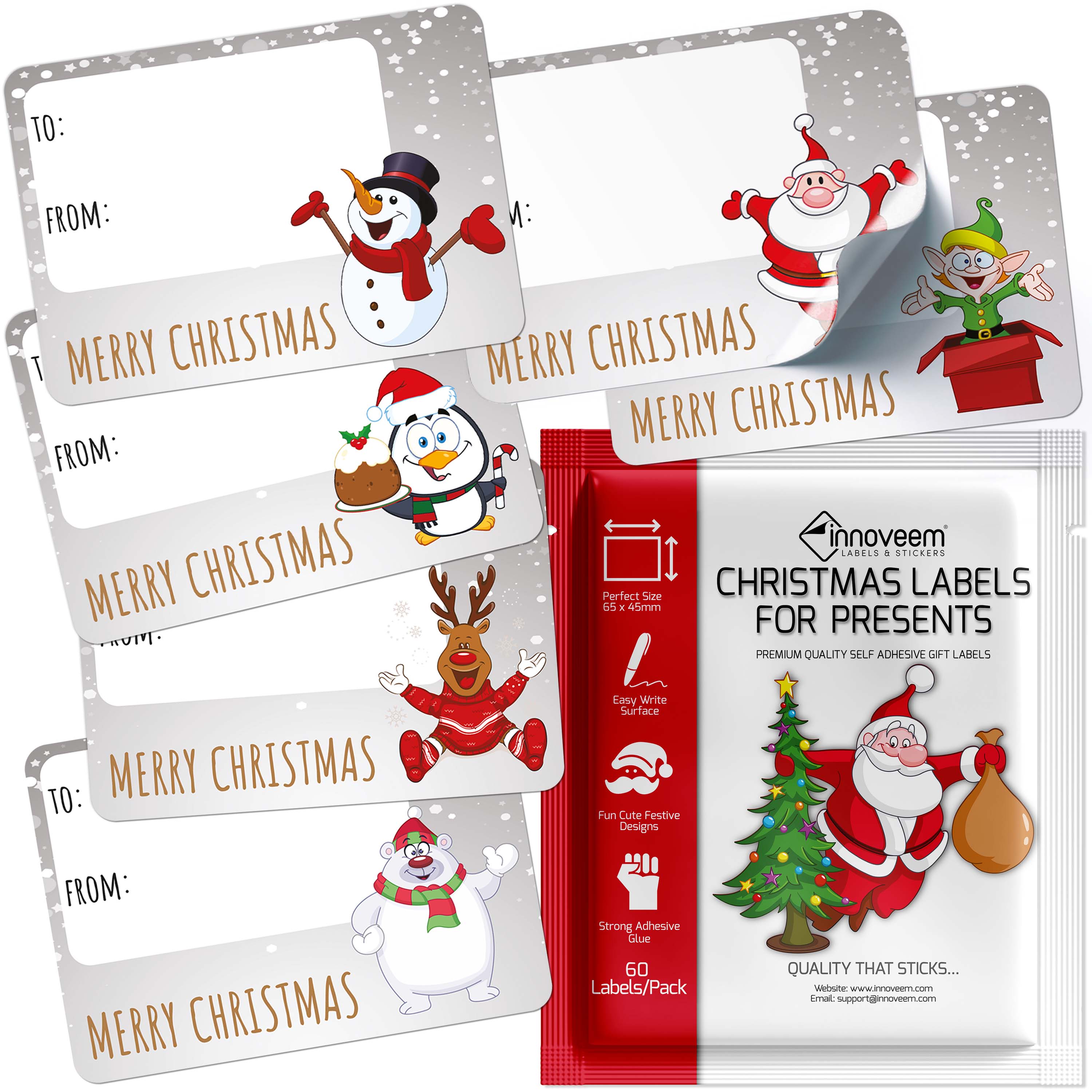 Christmas Labels Stickers – Innoveem