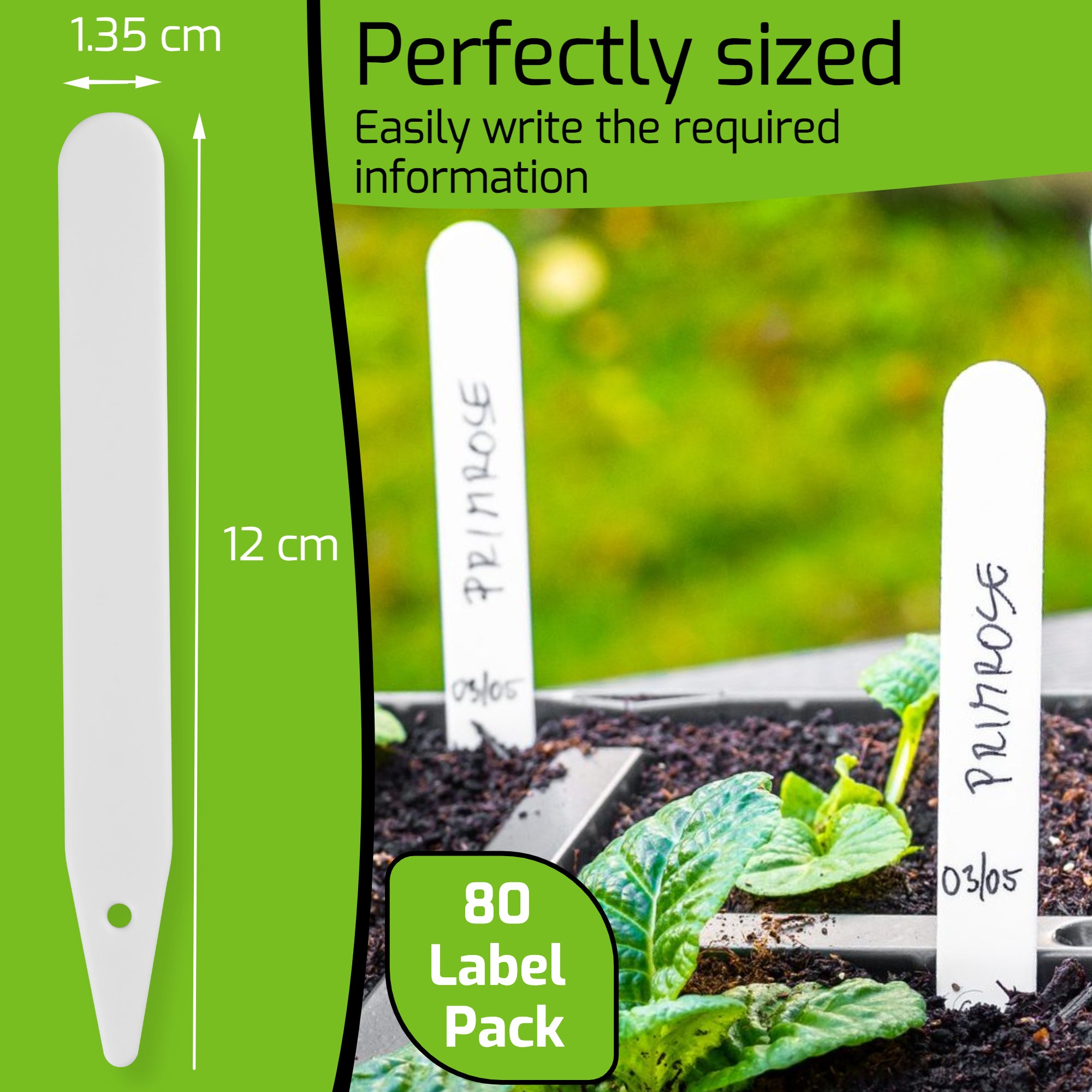 Plant Labels | Strong & Durable Plastic | Easy To Write Surfaces – Innoveem